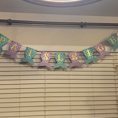 Princess Name Banner, Princess Dress Banner, Paper Princess Dress ...