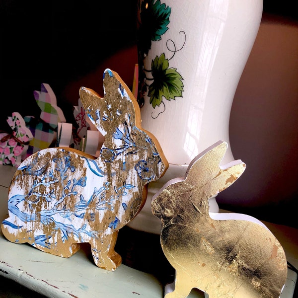 DIY Wood Bunny Cutout- Unfinished Bunny Craft- Kids Craft- MDF Wood ...