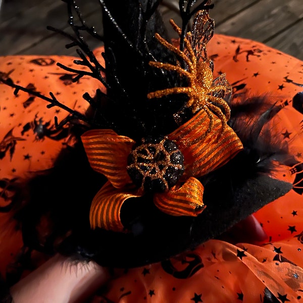 Black/white/ghost/fascinator/headband/headpiece/elegant/costume/party ...