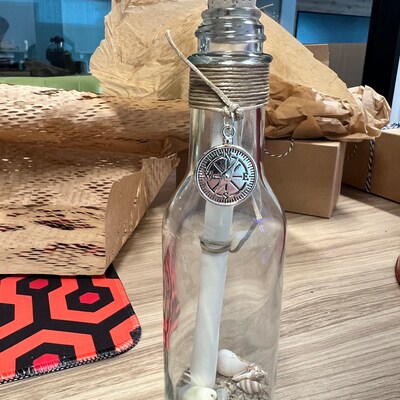 PERSONALIZED Message in a Bottle Gift Box Say ANYTHING You Want Your ...