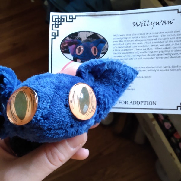 Gremlin Monster Plush, Cute Stuffed Monster, Gremlin Plushie, Handmade ...