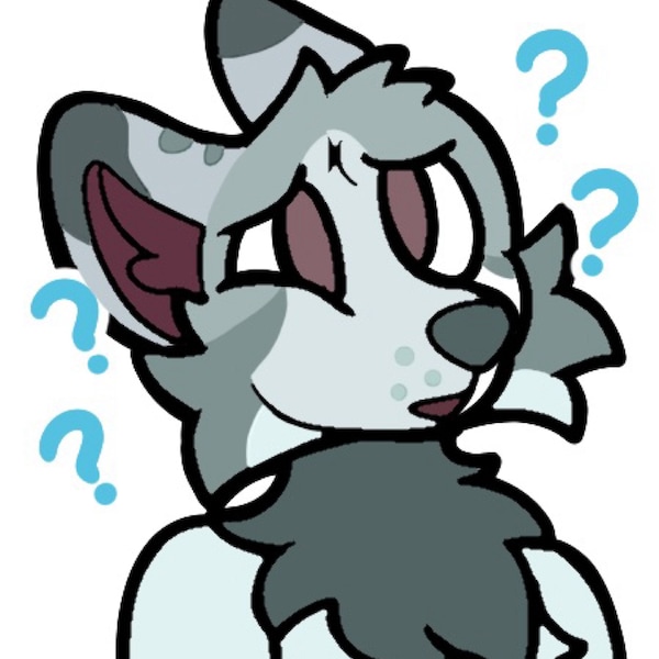 Canine YCH Telegram Sticker Base | P2U Base - Etsy