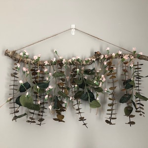 Eucalyptus Wall Hanging-boho Decor-wall Hanging Eucalyptus-bohemian ...