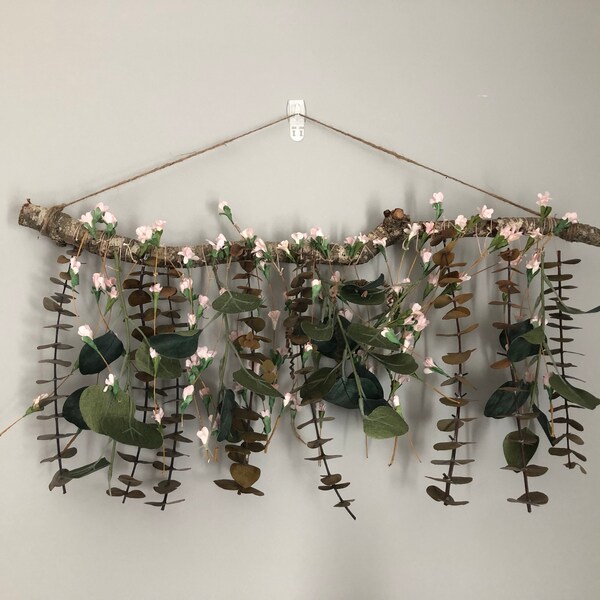 Eucalyptus Wall Hanging-boho Decor-wall Hanging Eucalyptus-bohemian ...