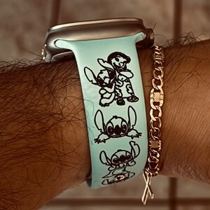 Bluey Apple Watch Band, Bluey Laser Engraved Watch Band, Personalized ...