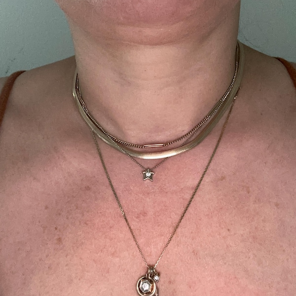 14K Solid Gold Snake Chain, Solid Gold Snake Bracelet, 14K Snake Chain ...