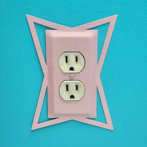 TELSTAR Painted Mid Century Atomic Shadow Box Light Switch and Outlet ...