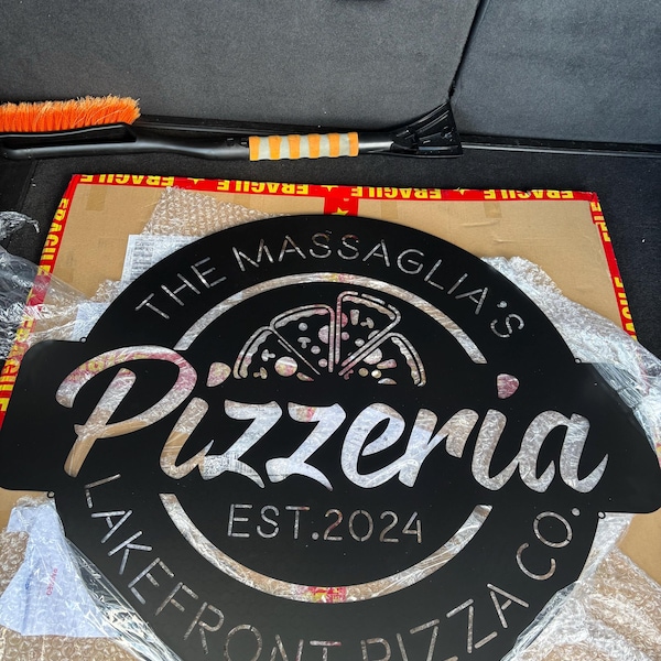 Custom Pizzeria Sign, Pizza Sign, Shop Sign, Kitchen Decor ...