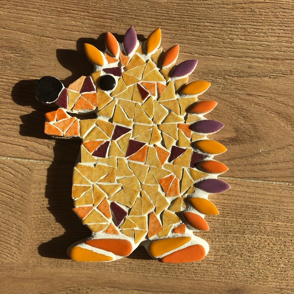 Kits mosaique- le hérisson Diy do it your self - - Etsy France