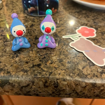 Mini Clown Friends clay Desk Buddies - Etsy