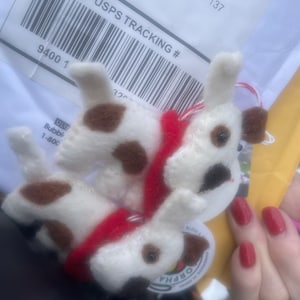 Classic Red Heart Ornament Embroidered Wool Fair Trade - Etsy