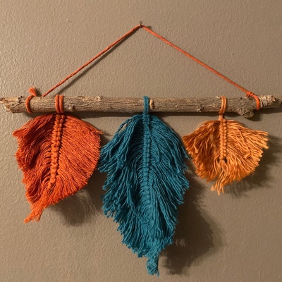 Macrame Mushroom & Smiley Face Air Vent Decorations - Etsy