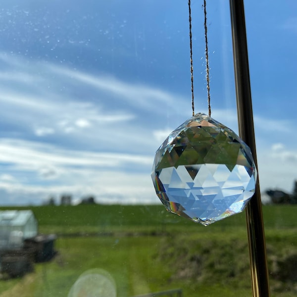 3pc Rainbow Catcher Prism 40mm Suncatcher Crystal Bulk Offer, Rainbow ...