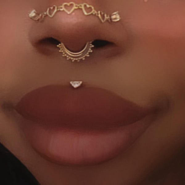 14k Solid Gold Snake Helix Daith Rook Conch Ring Septum Hoop Snake ...