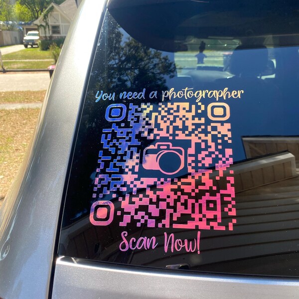 Design Your Own QR Code, Design Your Own Window Sticker, Custom Window ...