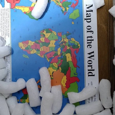 Map of the World Wooden Jigsaw Puzzle Heirloom Puzzles - Etsy Australia