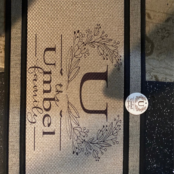 Personalized Welcome Mat - Etsy