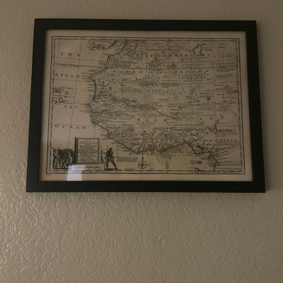 Scotland Clan Map Rare Old Colour Map of the Highlands of Scotland by ...