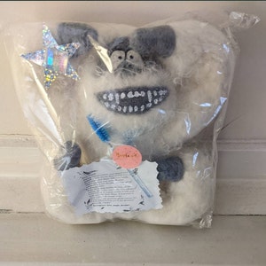 Christmas Tree Topper Abominable Snowman Vintage Christmas Ornament ...