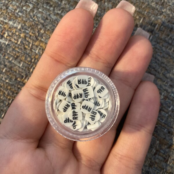 Small Spooky RIP Halloween Tombstone Headstone Polymer Clay Spooky Faux ...