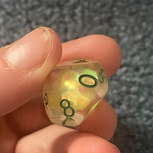 Loose Individual Polyhedral Dice, Random Mystery Individual D4, D6, D8 ...