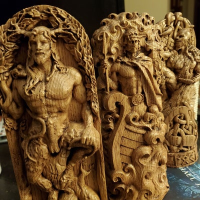 Manannan Mac Lir , Manannan God Statue, Irish Gods, Pagan God, Wiccan ...