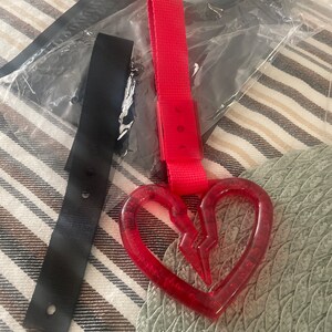 Broken Heart Tsurikawa JDM Pull Handle Tow Hook Decoration for Drift ...