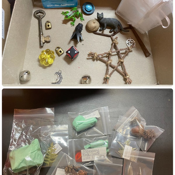 Crow Confetti Grab Bag, Magpie Candy, Found Object Jewelry, Vulture ...