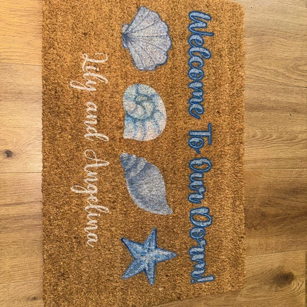 Coquette Pink Bow Doormat • Girly Welcome Mat • Soft Aesthetic Entry ...