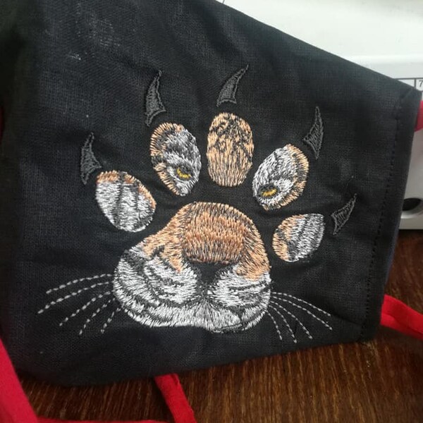 Wild Tigers Realistic Animals Machine Embroidery Designs Instant ...