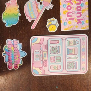 Magical Girl Fantasy Sticker Pack Cute Magical Laptop Stickers Cute ...