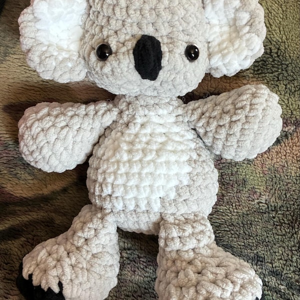 Kip Koala - PDF Crochet Pattern - LOW SEW Koala Bear Plushie / Stuffie ...
