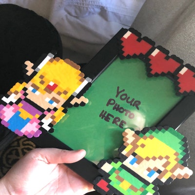 Legend of Zelda Picture Frame Couples Picture Frame Nerdy Wedding Gift ...