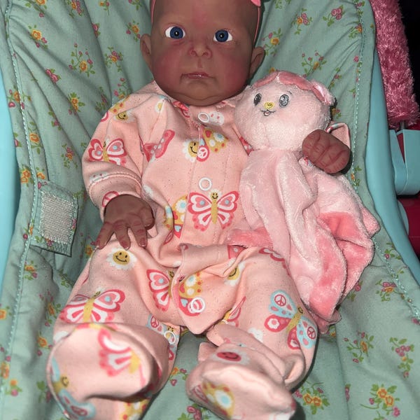 10-11" Custom Reborn Bodysuit Baby Doll Clothes 11" Miniature Bodysuit ...