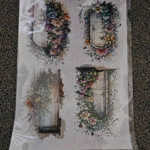 Decorative Rice Paper for Decoupage, the Witches, Gothic Steampunk ...