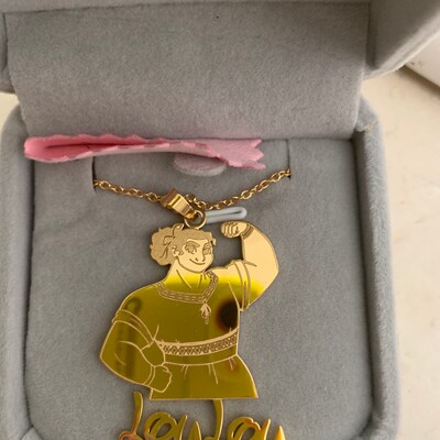 Personalized Name and Cartoon Character Necklaces Pendants Customized ...