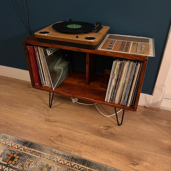Record Player Table "the One With the Top" / Turntable Console / Vinyl ...