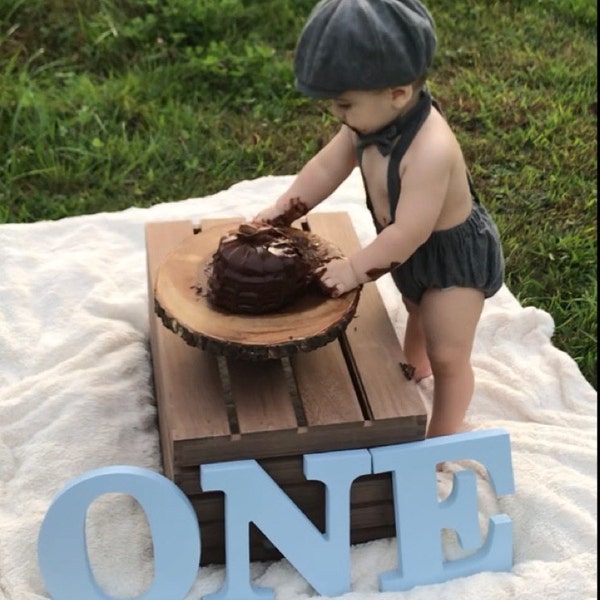 ONE Sign for First Birthday Decor, Freestanding Letters for 1st ...