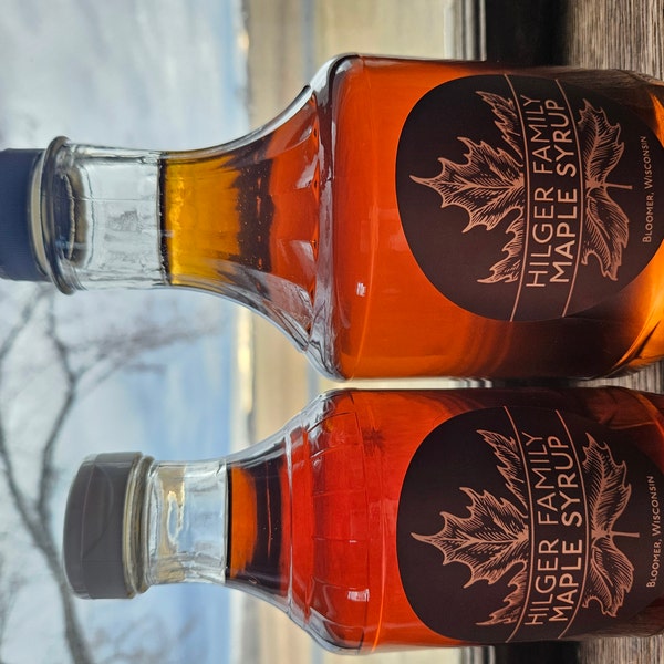 Maple Syrup Labels, Syrup Bottle Label, Maple Syrup Stickers ...