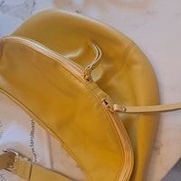 Taupe Leather Shoulder Bag Women Slouchy Leather Purse Large Leather ...