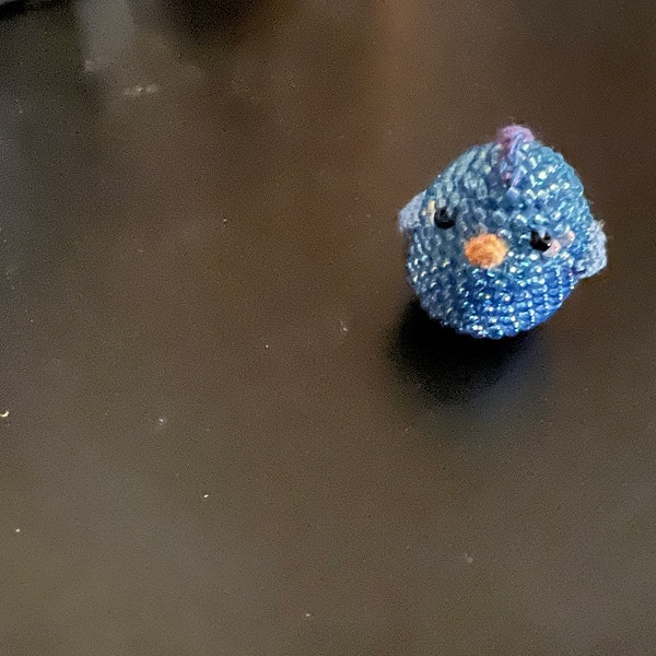 Bead Crochet Mini Chicken Keychain With Different Color Options - Etsy