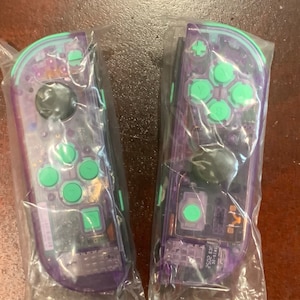 New Nintendo Switch Custom Chrome Purple Styled Joycons and | Etsy