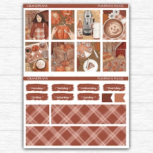 Fall Digital Paper Pack Apple Picking Fall Digital Pattern | Etsy