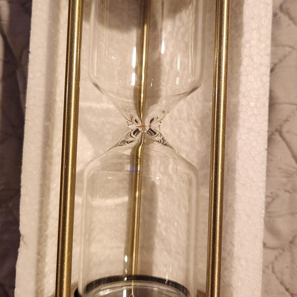 Personalized Hourglass Timer for Human Ashes, Customization Memorial ...