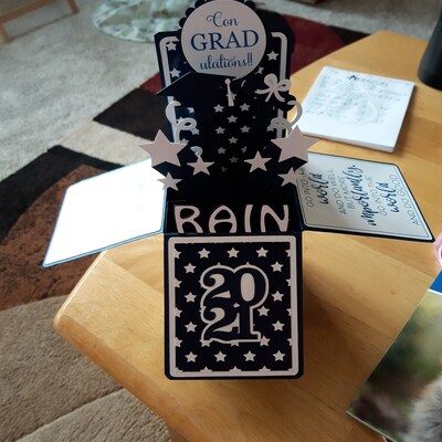 Graduation Pop up Card Graduation Gift Card Holder - Etsy