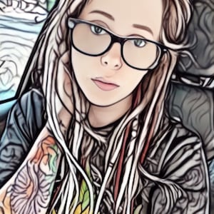 Synthetic Dreads, Miami Girl Set , Natural Ash Blonde and Light Blue ...