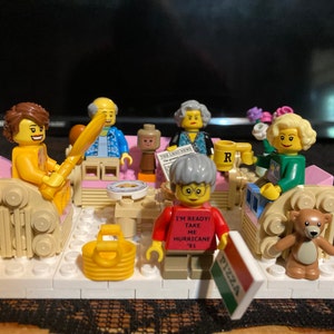 Golden Girls Count Bessie & Baby Lego Set W/ Canvas Art - Etsy