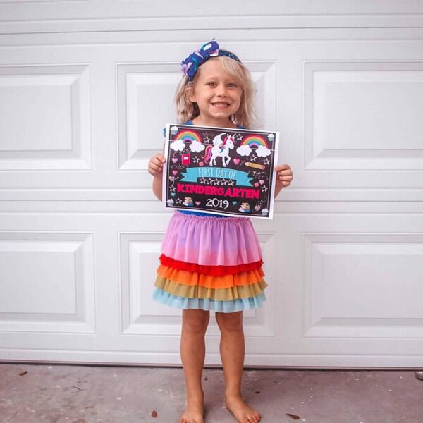 Printable Last Day of 4 Year Preschool Sign. Last Day of Preschool Sign ...