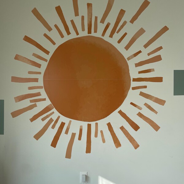 Tropical Wall Decal, Palm Leaves Decal, Modern Leaf Decal, Palm Leaf ...