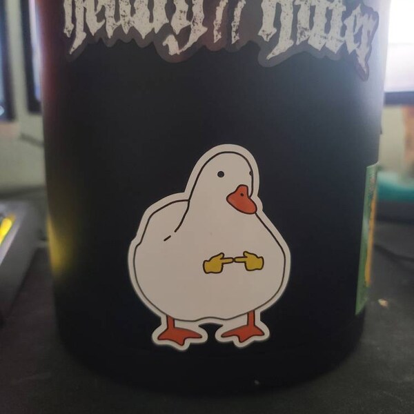 Crying Cat Peeker Vinyl Sticker | Car Window Decal | Memer Stickers ...